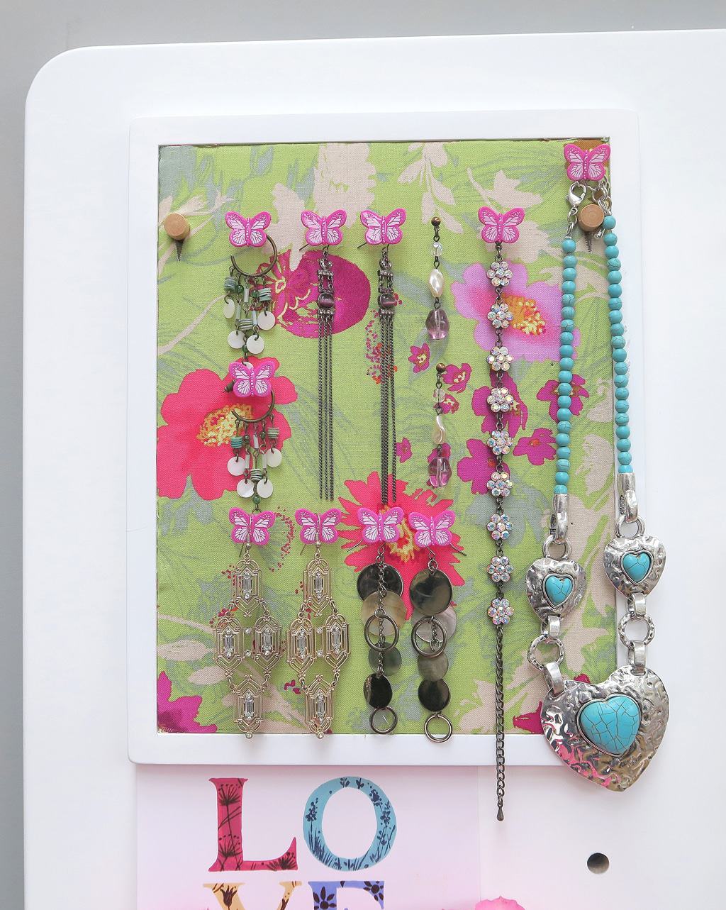 The stylish pegboard from GLTC and The Listed Home