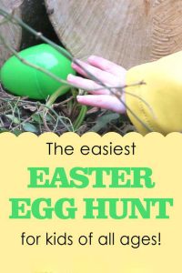 How to set up an Easter Egg Hunt For Toddlers by The Listed Home