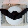 Fold a Bat Halloween Napkin — The Listed Home
